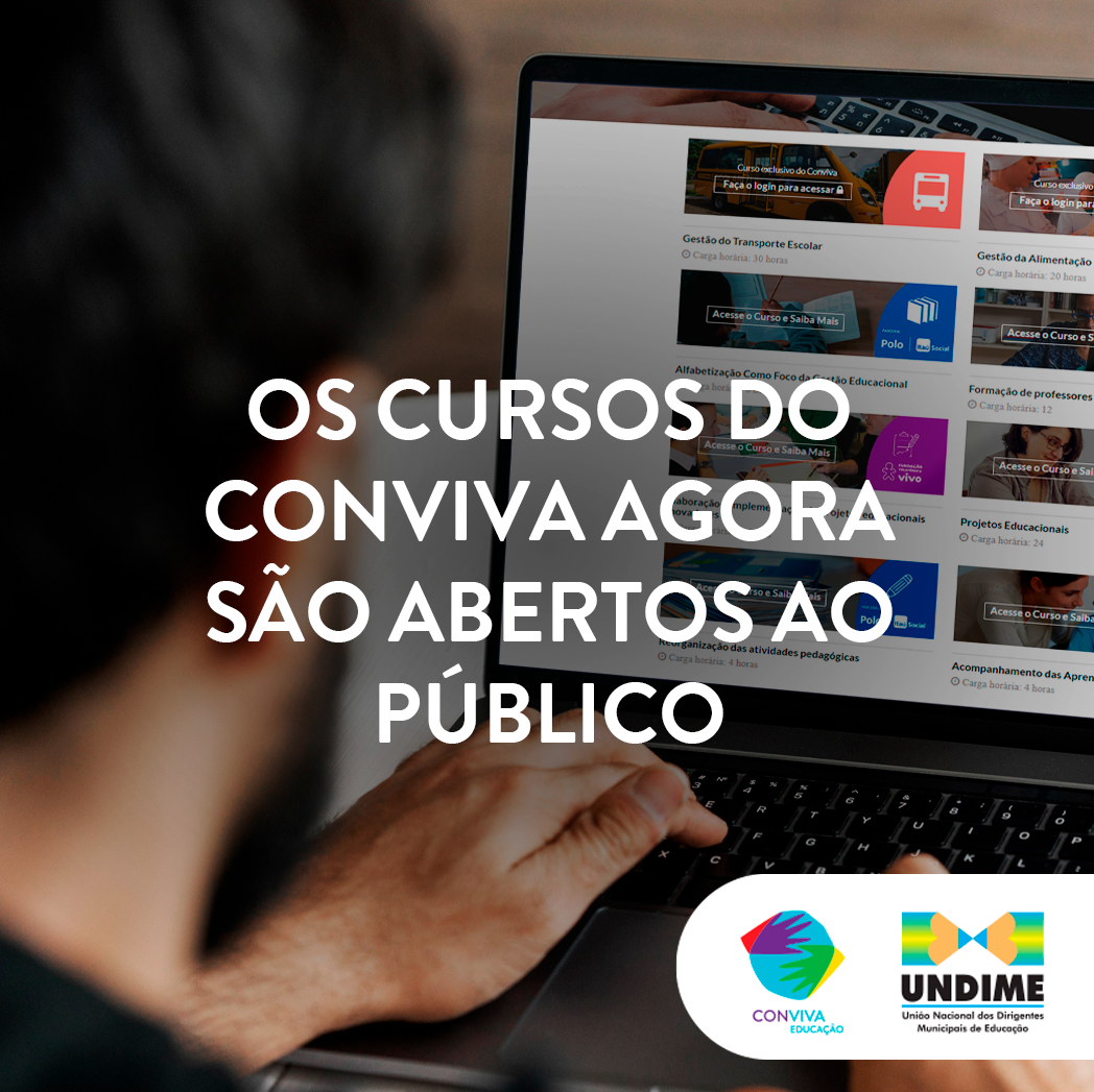 Área de cursos do Conviva Educação agora é aberta ao público - UNDIME - SC